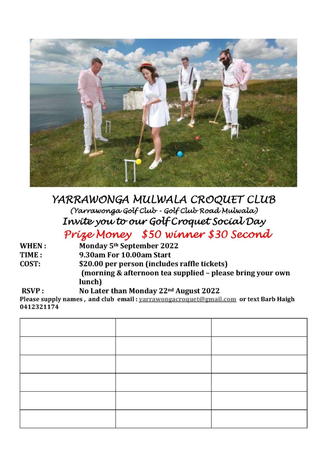 Wodonga Croquet Club